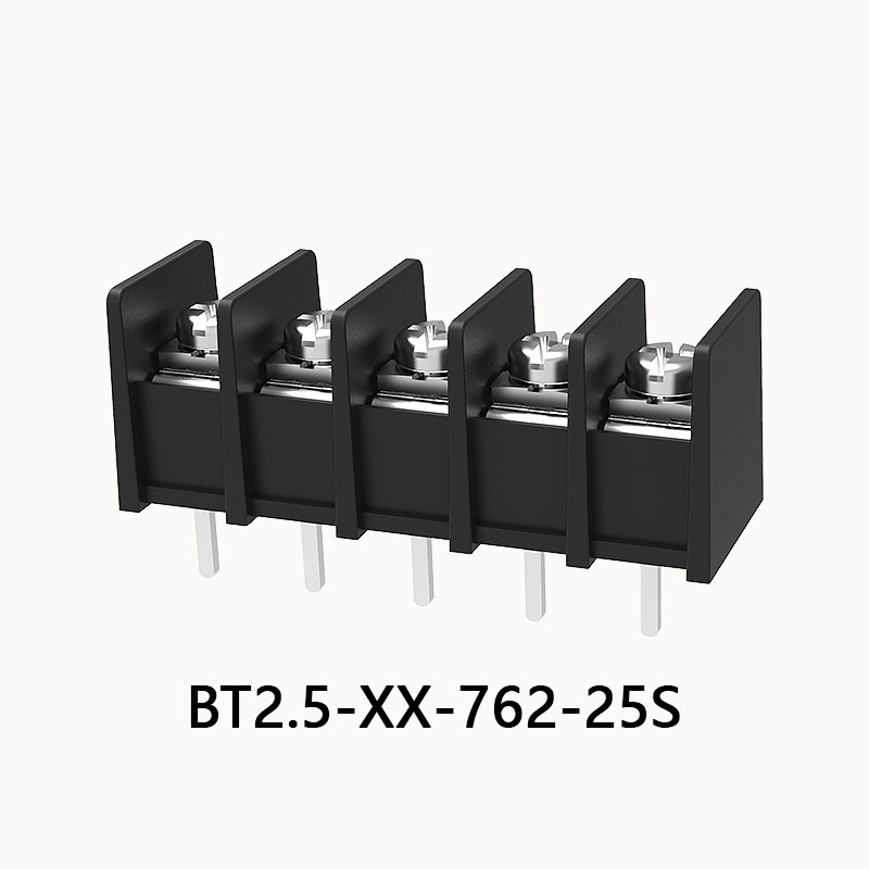 Mini Barrier Terminal Block | 7.62mm Pitch | BT2.5-XX-762-05S - AOSI ...